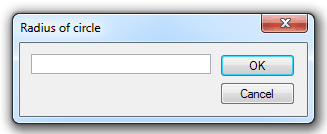 Circle: Radius, Point, Point (Command)