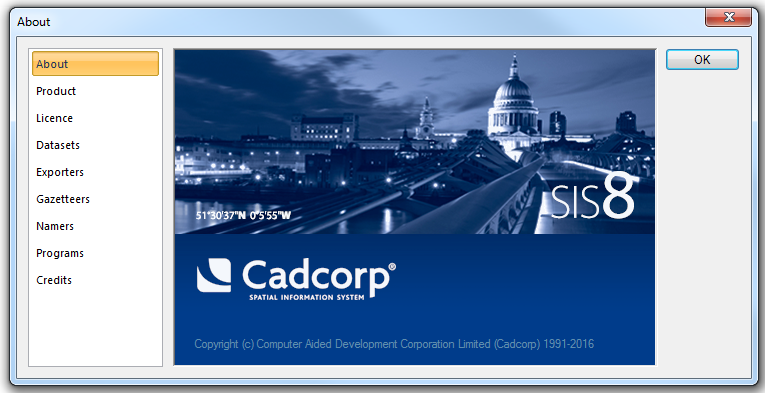 Cadcorp SIS Products