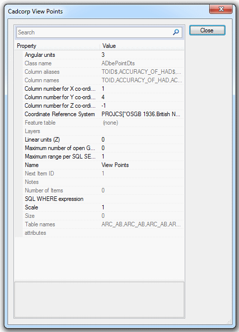 Insert Points from Database File (Command)