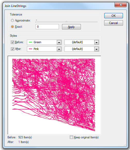 Creating contour lines on a TIN
