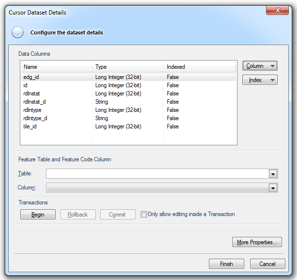 Microsoft SQL Server Spatial Dataset
