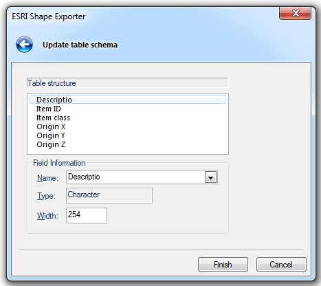 ESRI Shape (Export Format)