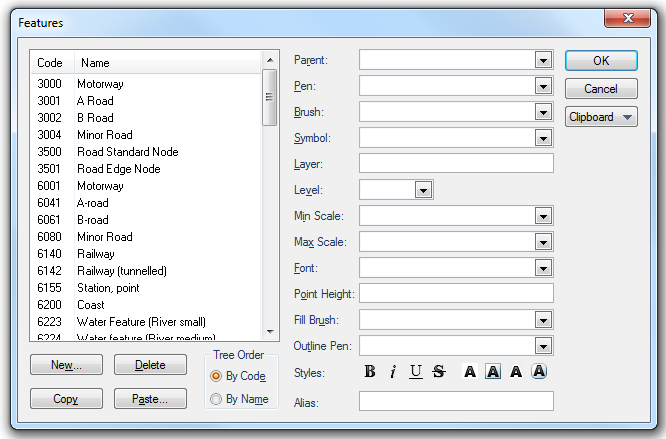 Creating new Feature Tables