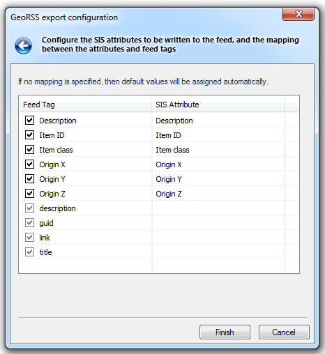 GeoRSS (Export Format)