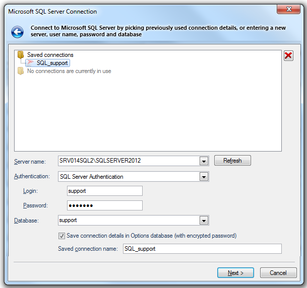Microsoft SQL Server Spatial Dataset
