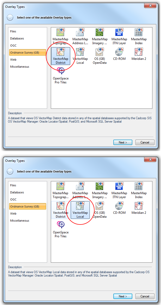 OS VectorMap Manager