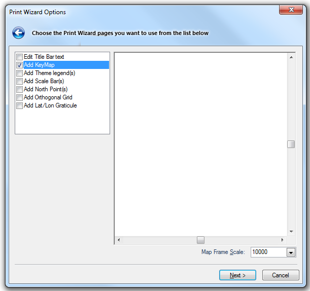 Key Map (Graphical Item)