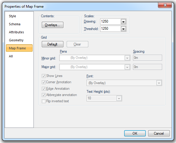 What is a Map Frame item?