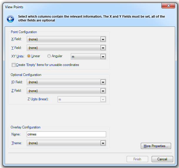 Insert Points from CSV File (Command)