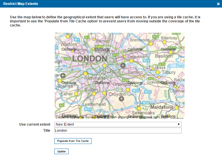 Restrict Map Extents