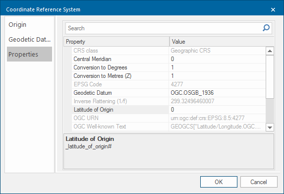 Creating your own Coordinate reference system