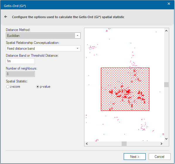 Getis-Ord (Gi*) Hot Spot