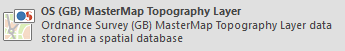 OS (GB) MasterMap Topography Layer