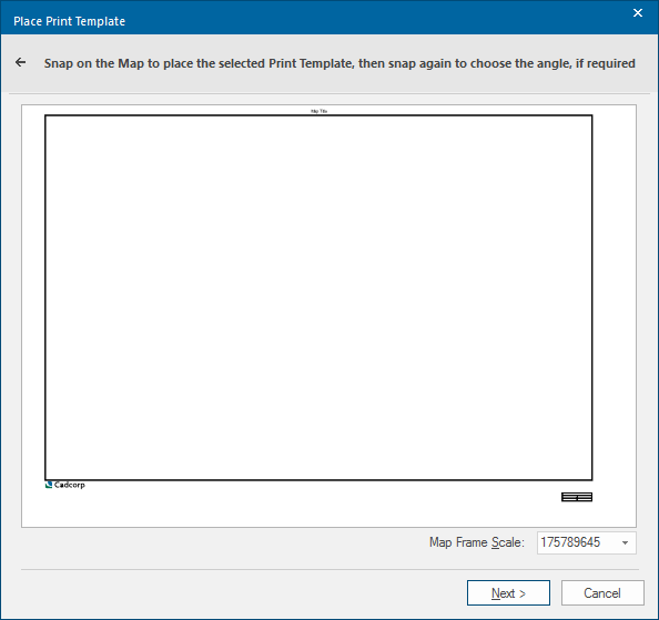 Print Template Wizard