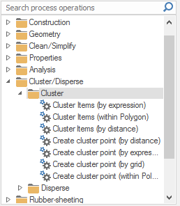 Cluster/Disperse - Cluster category (Process operations)