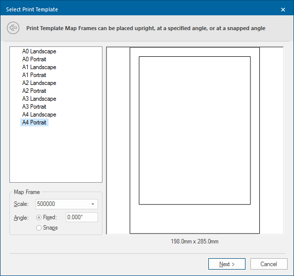 What is a Map Frame item?