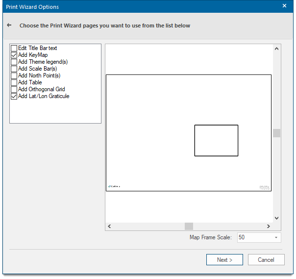Print Template Wizard