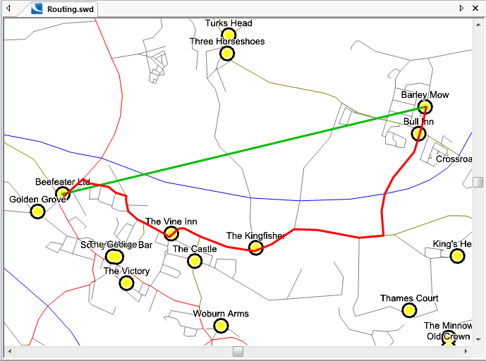 Individual Multi-Point Routing