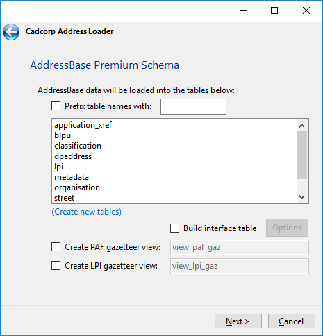 AddressBase Premium data