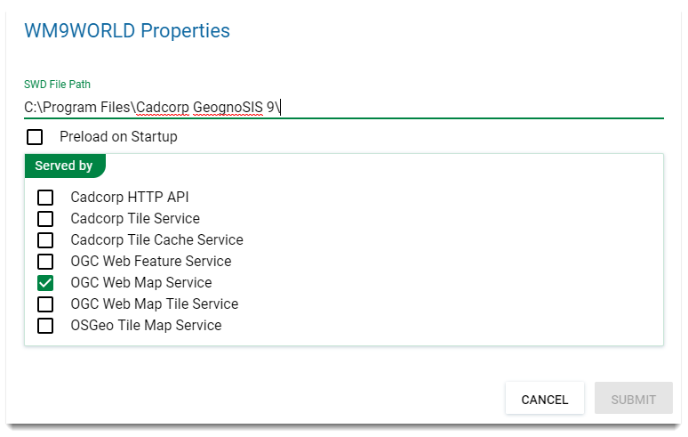 Create an OGC Web Map Service (WMS)