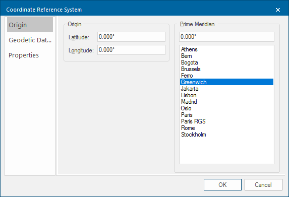 Creating your own Coordinate reference system