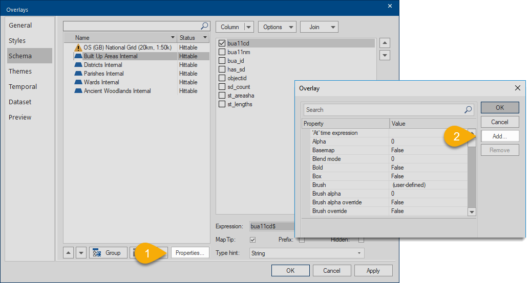 Create an Overlay Property