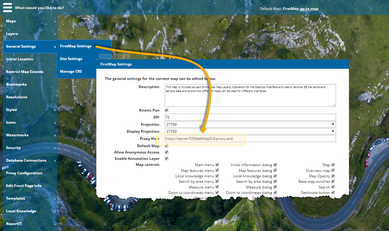 Security Considerations (SIS WebMap)