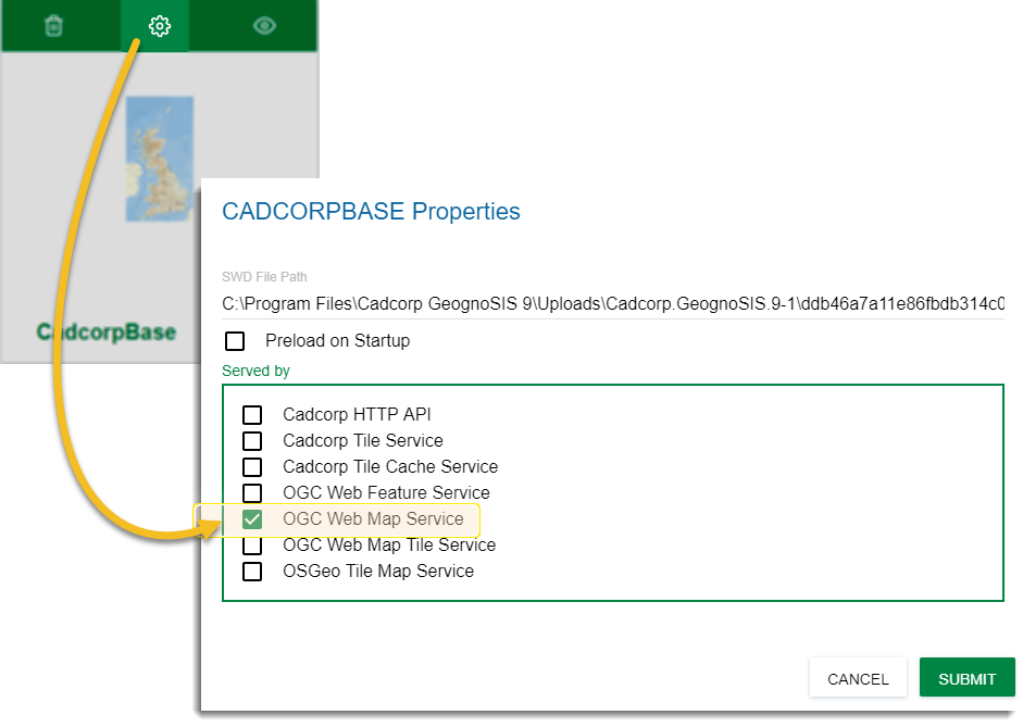 Set up and use OGC Services