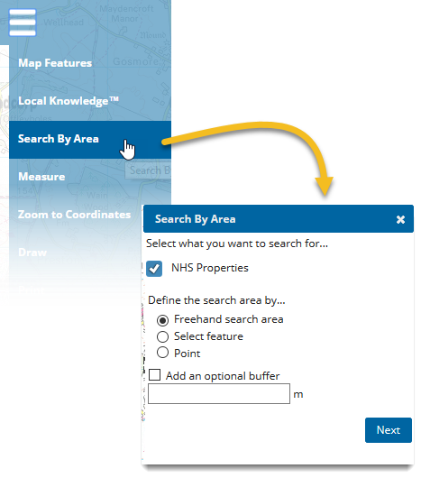 Search by Area