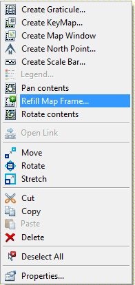 Refill Map Frame