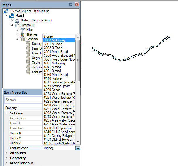 Assigning Feature Codes to your own items