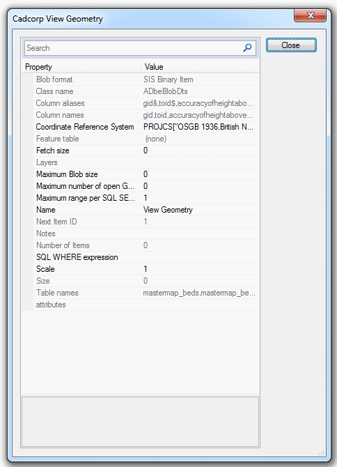 PostgreSQL (for View Geometry database)