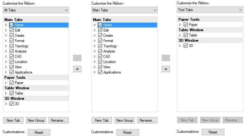 Customizing the Ribbon