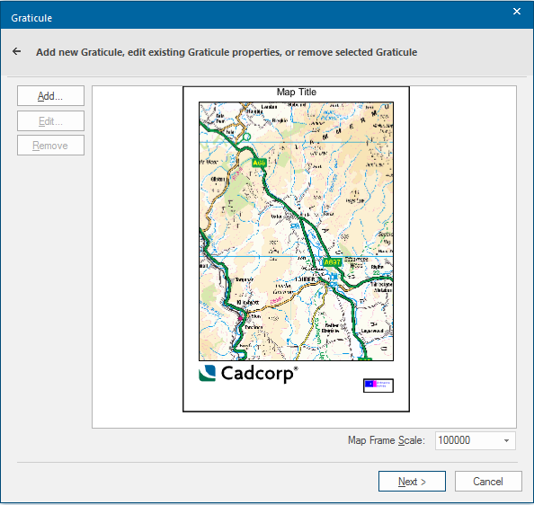 Add Lat/Lon Graticule - Print Templates