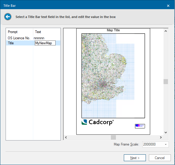 Edit Title - Print Templates