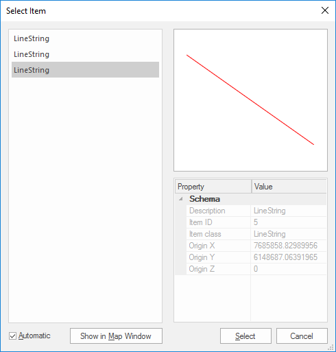 Selecting from a choice of items