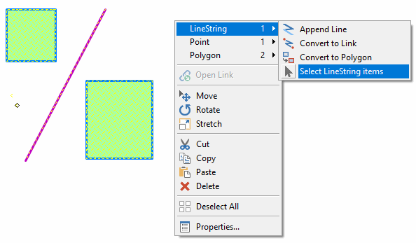 Selecting one item class