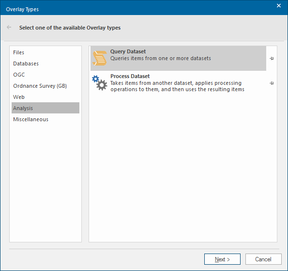 Overlay Types - Analysis