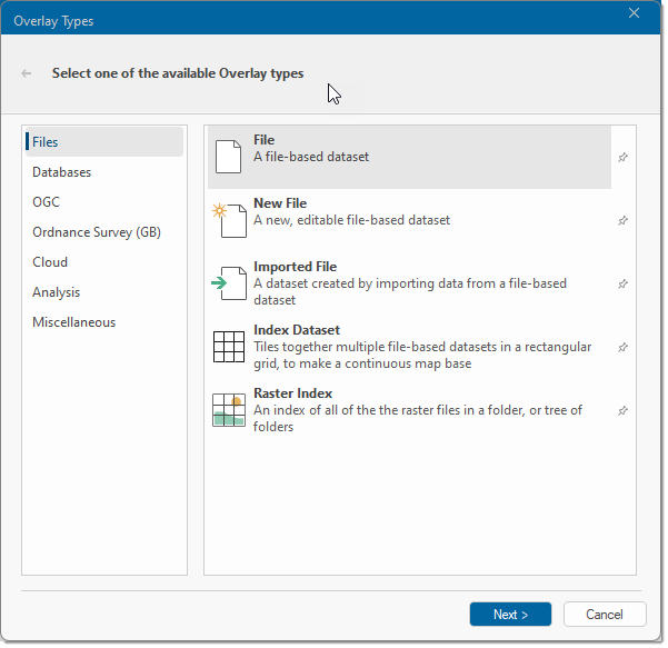 Overlay Types- FILES