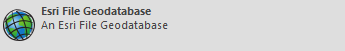 Esri File Geodatabase for SIS9 (Overlay type)
